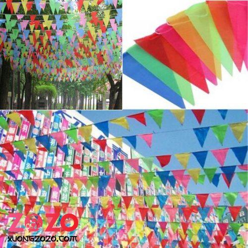 Xưởng chuyên cung cấp cờ dây nhiều màu, cờ tam giác tại HCM - Xưởng may ...